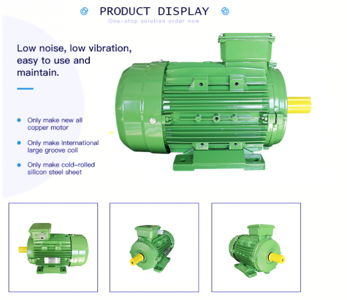 3kw 4hp Aluminum Asynchronous Induction Motor Three Phase MS100L2-4 IEC ...